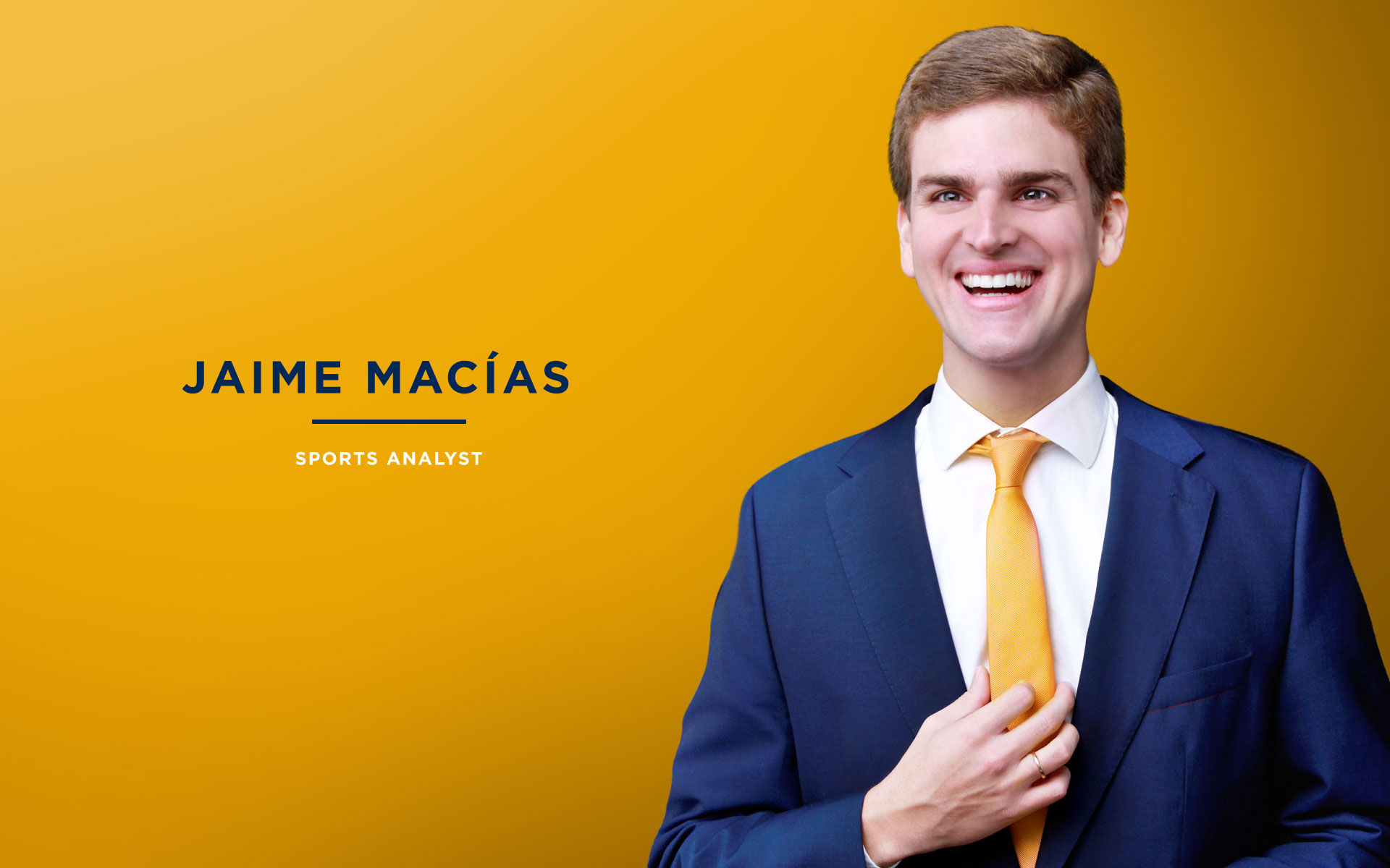 Jaime Macías - Sports Analyst